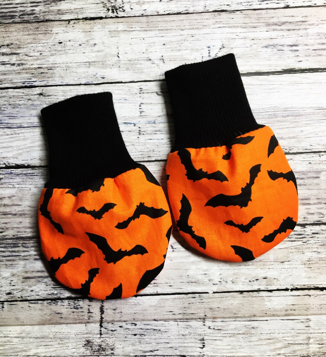 Spooky Baby Bat Newborn Mitts Little Horror Monster - Etsy