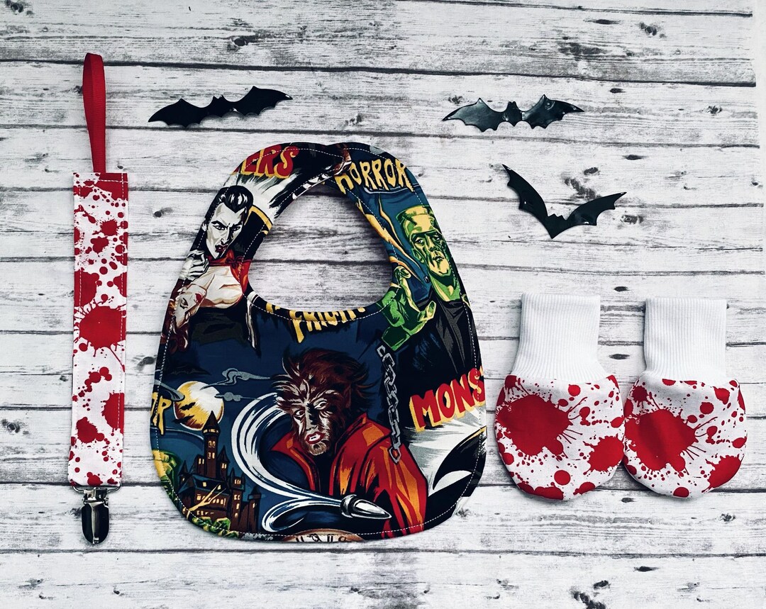Horror Monster Werewolf Creature Howl Moon Ghoul Baby Gift Set - Etsy