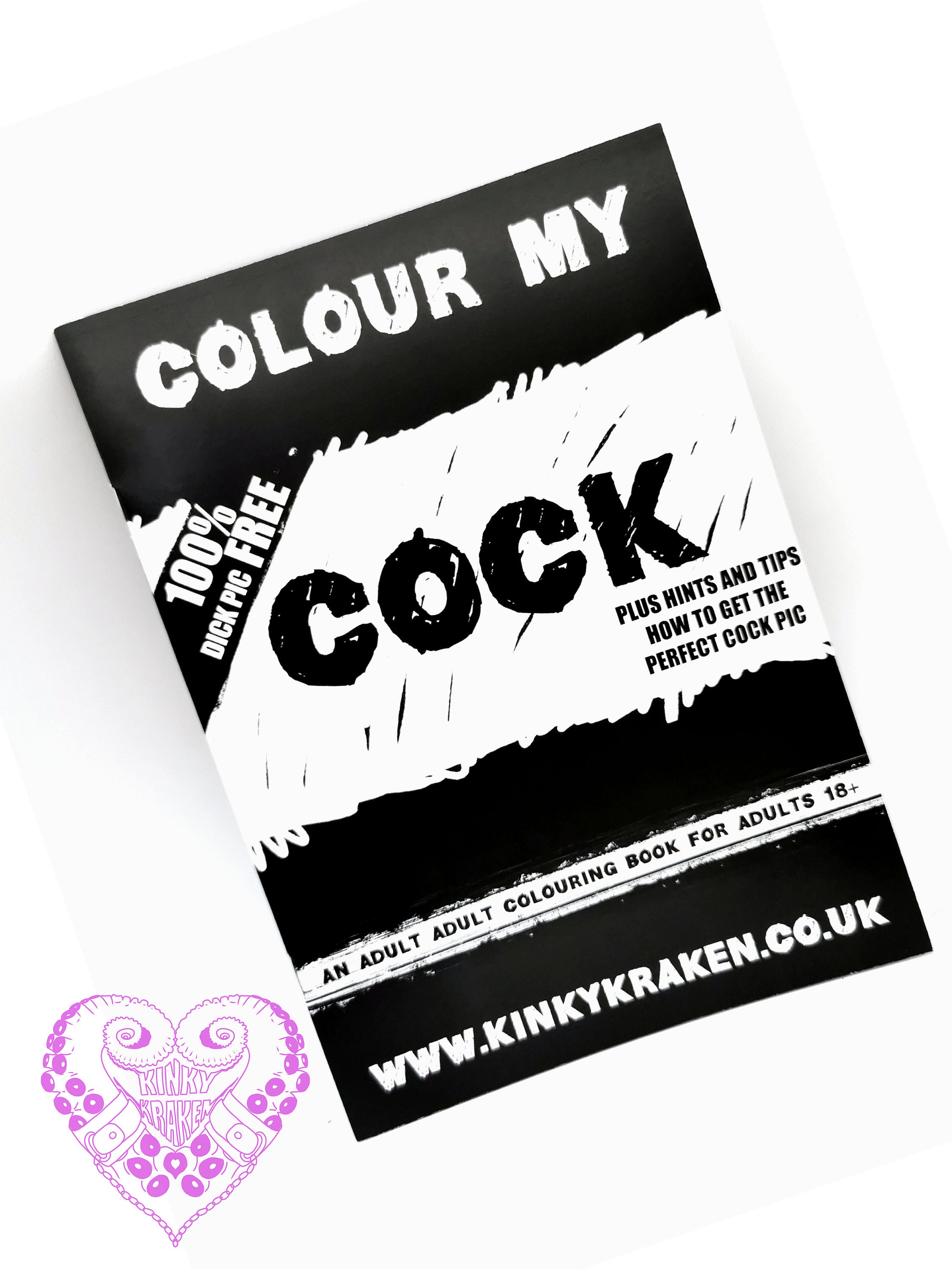 18 Colour My Cock Adult Colouring Book Etsy