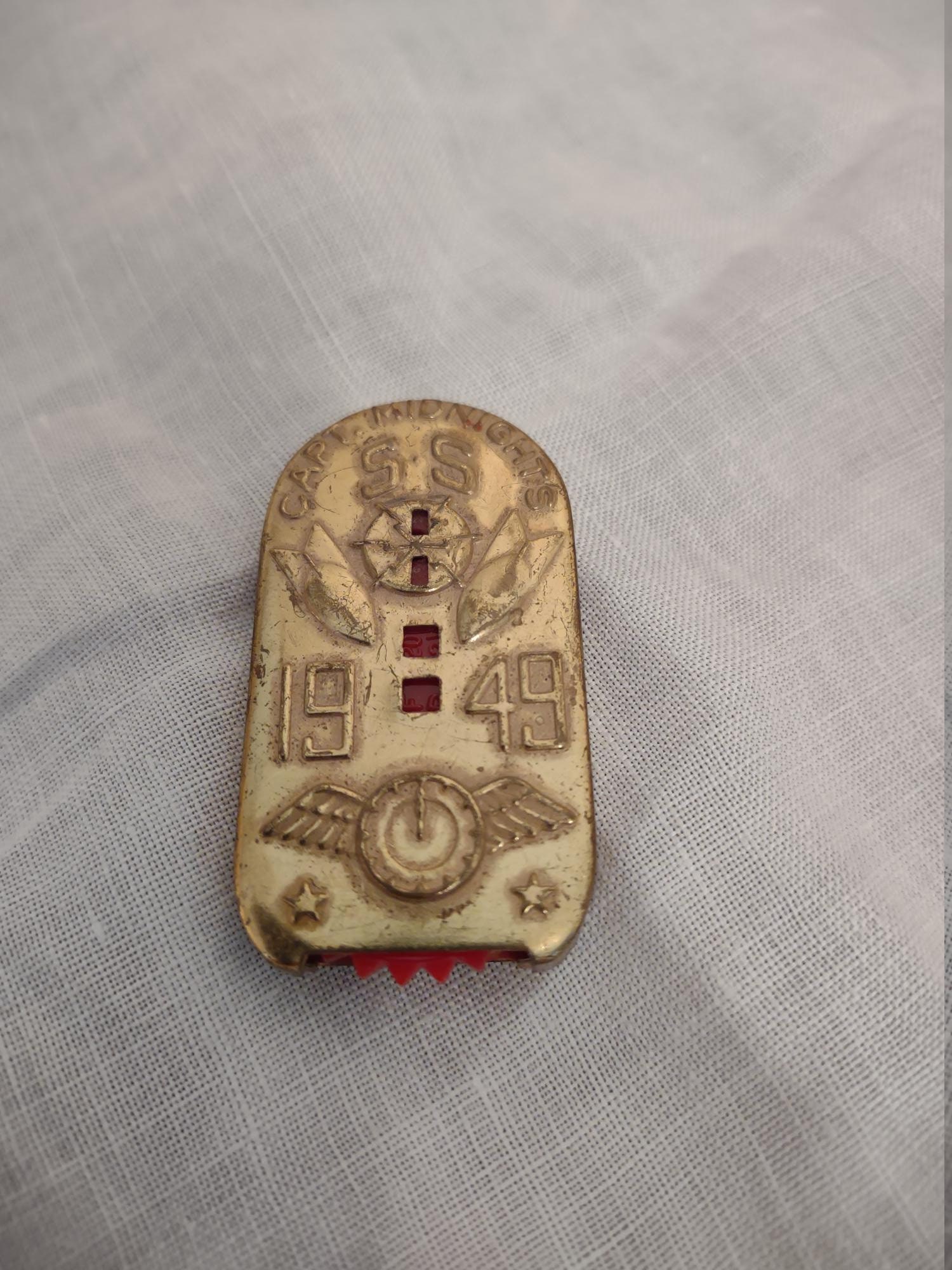 Rare Captain Midnights 1949 Secret Squadron Decoder Toy - Etsy