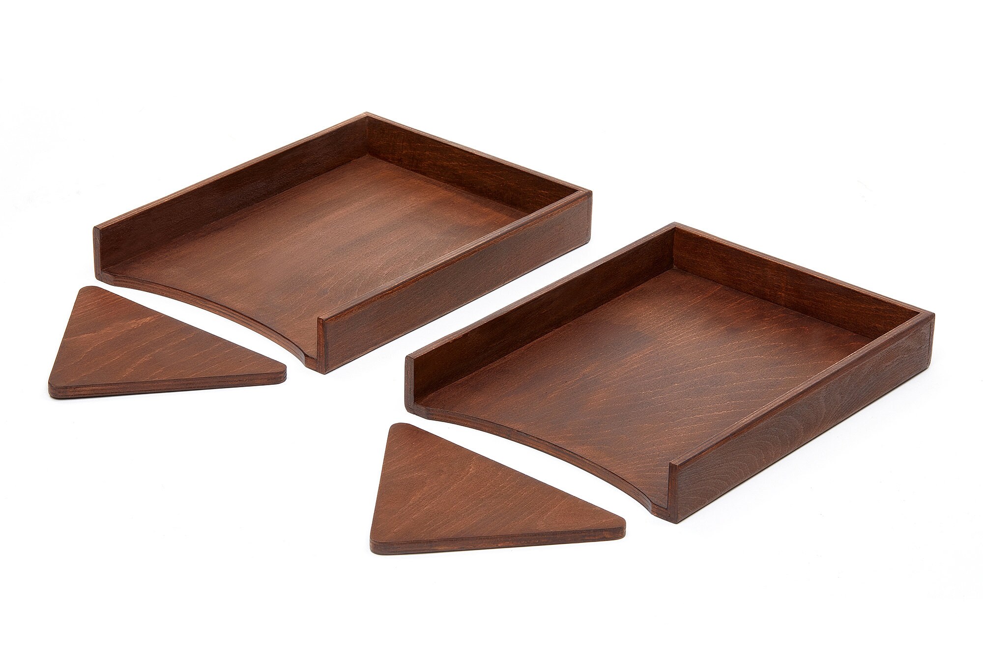 Wooden Document Holder Handmade Paper Tray Light Color - Etsy