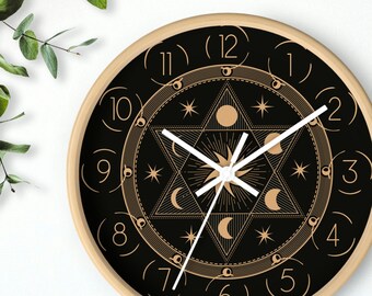Esoteric Wall Clock - Etsy