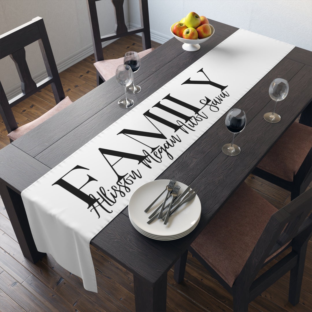 Family Reunion Table Runner, Family Reunion Decor, Family Gathering ...