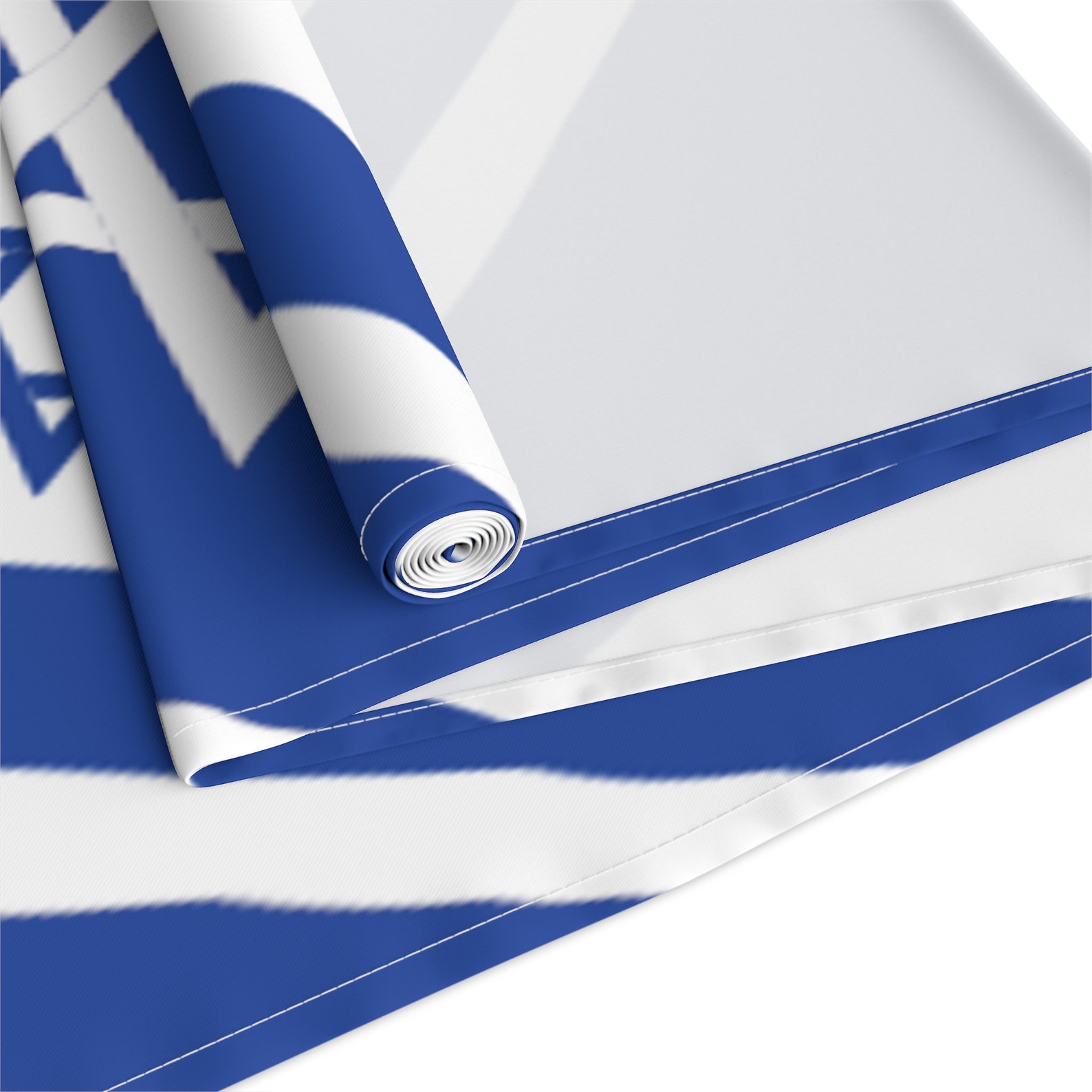 Israel Flag Runner, Israeli Table Decor, Jewish Table Linen, Zion Table ...