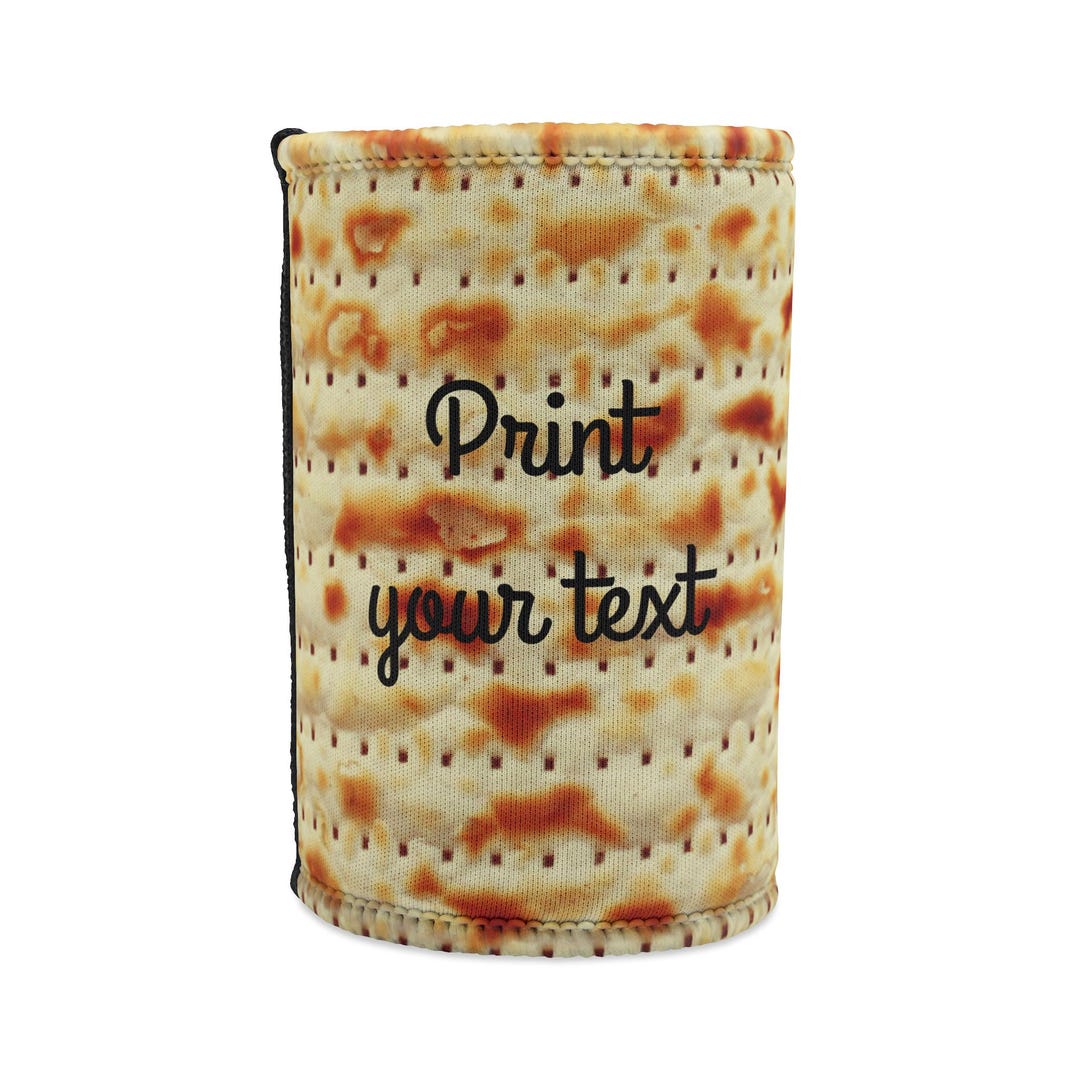 Custom Passover Matza Stubby Cooler - Fun Beverage Insulator for Jewish ...