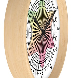 Hebrew Month Wall Clock, Star of DAVID Clock, Magic , Kabbalah ...