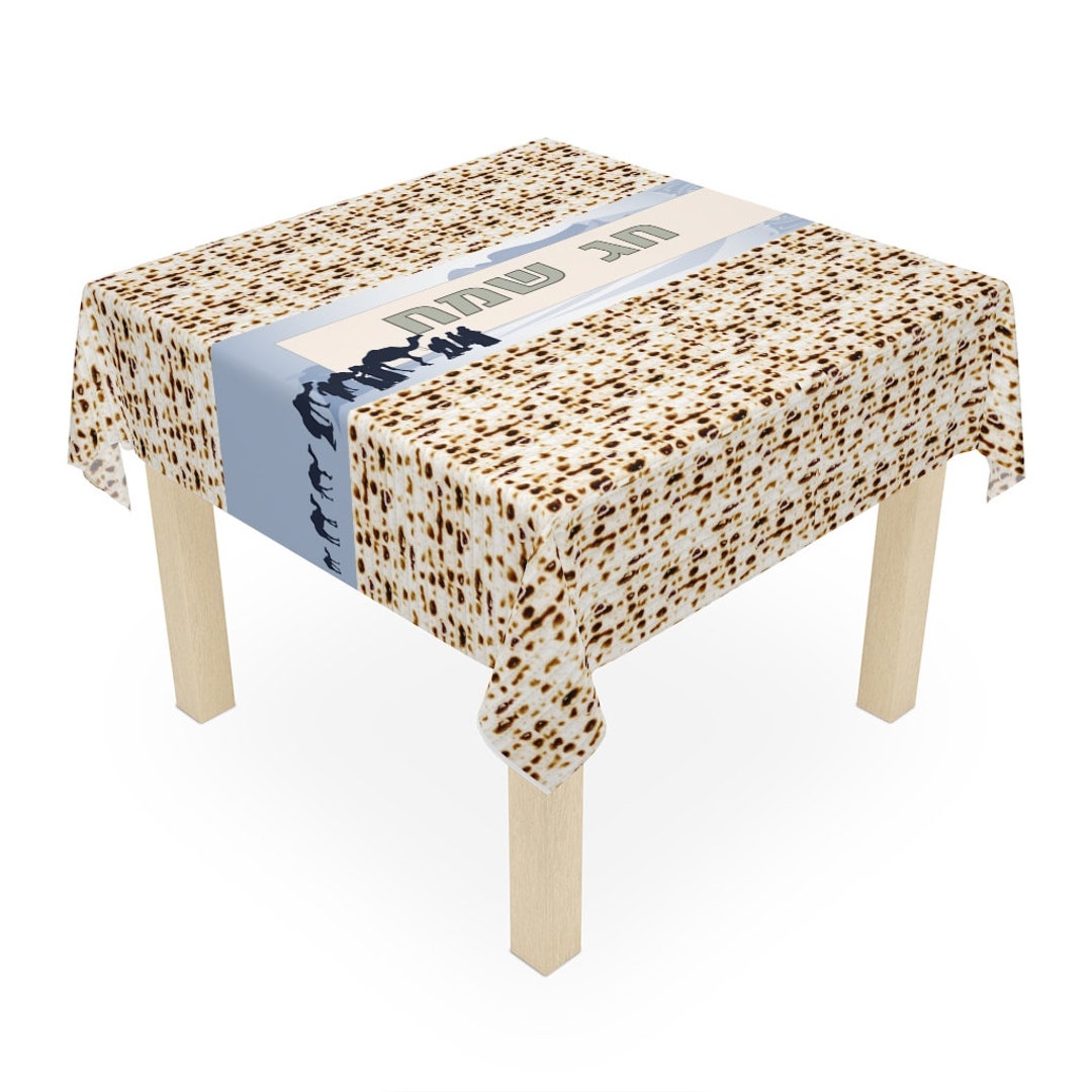 Passover Tablecloth Passover Decor Tablecloth -yom Tov Tablecloth ...