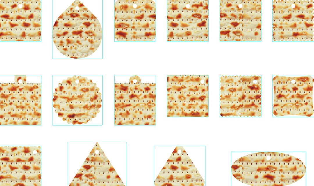 Passover Tag Card ,template Matzah Design - Printed Right From the ...