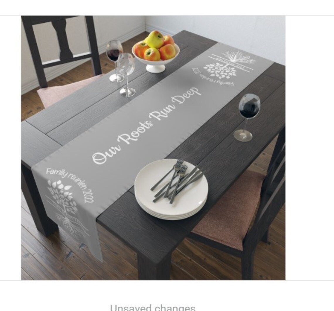 Family Reunion Table Runner, Family Reunion Decor, Family Gathering ...