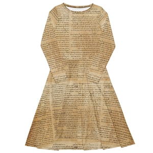 Biblical Manuscript Outfit, Isaiah Scroll Pattern, Religious Fashion ...