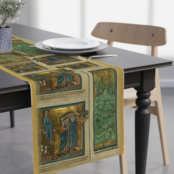 Torah Bible Stories Pictures Table Runner Table Runner | Etsy