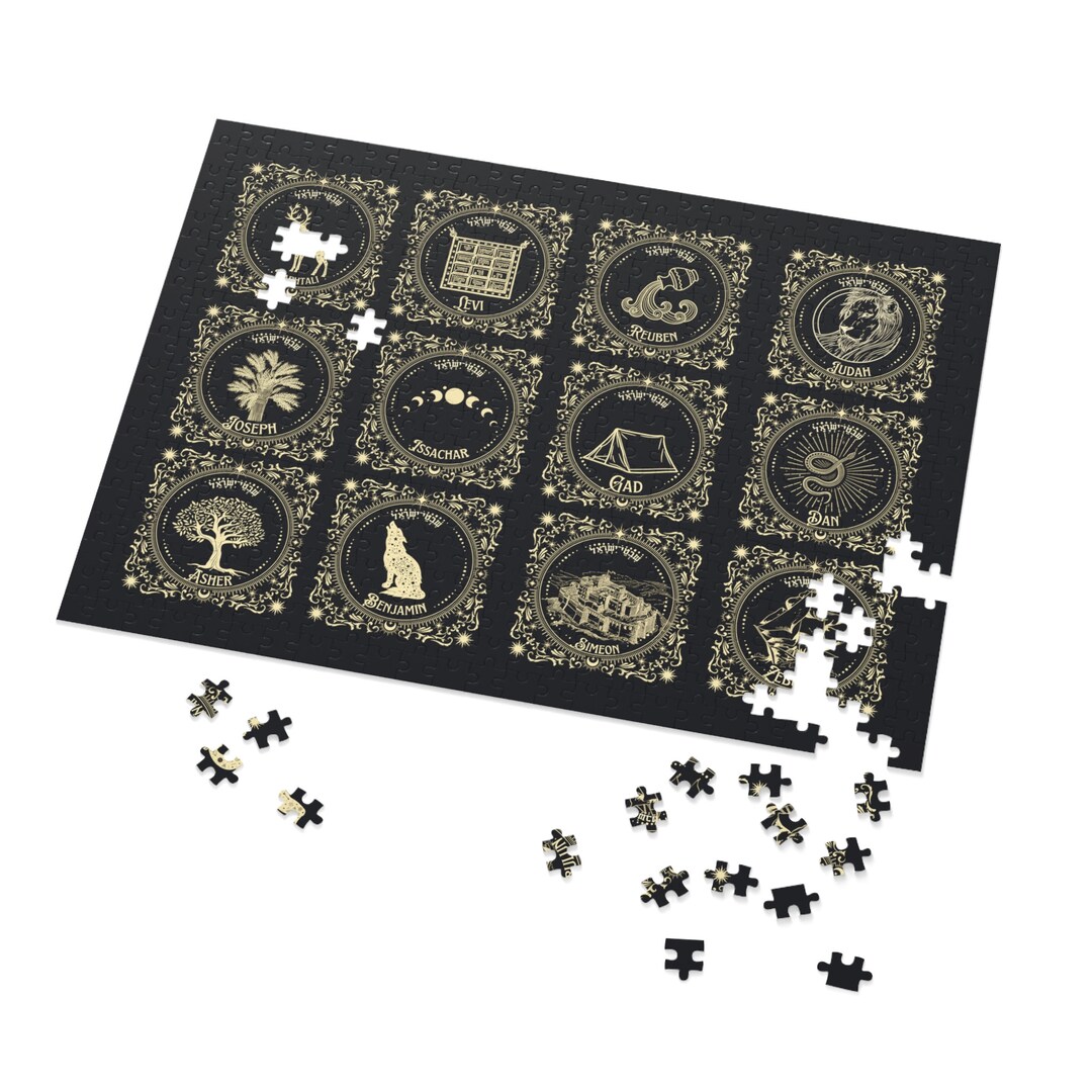 12 Tribes of ISRAEL Jigsaw Puzzle (30, 110, 252, 500,1000-piece ...