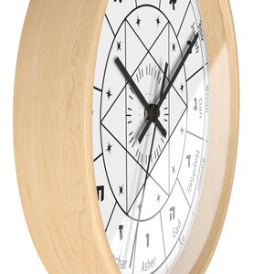 The Hebrew Alphabet Jewish Clock 12 Tribes of Israel , Jewish Clock ...
