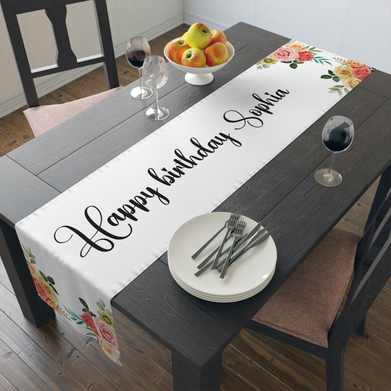 Custom Table Runner - Etsy