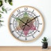 Hebrew Month Wall Clock Star of DAVID Clock Magic Kabbalah - Etsy