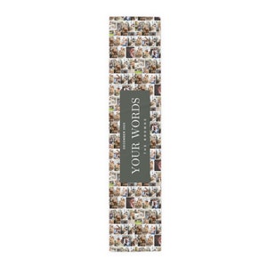 Custom Photo Table Runner, Family Personalized Table Decor ...