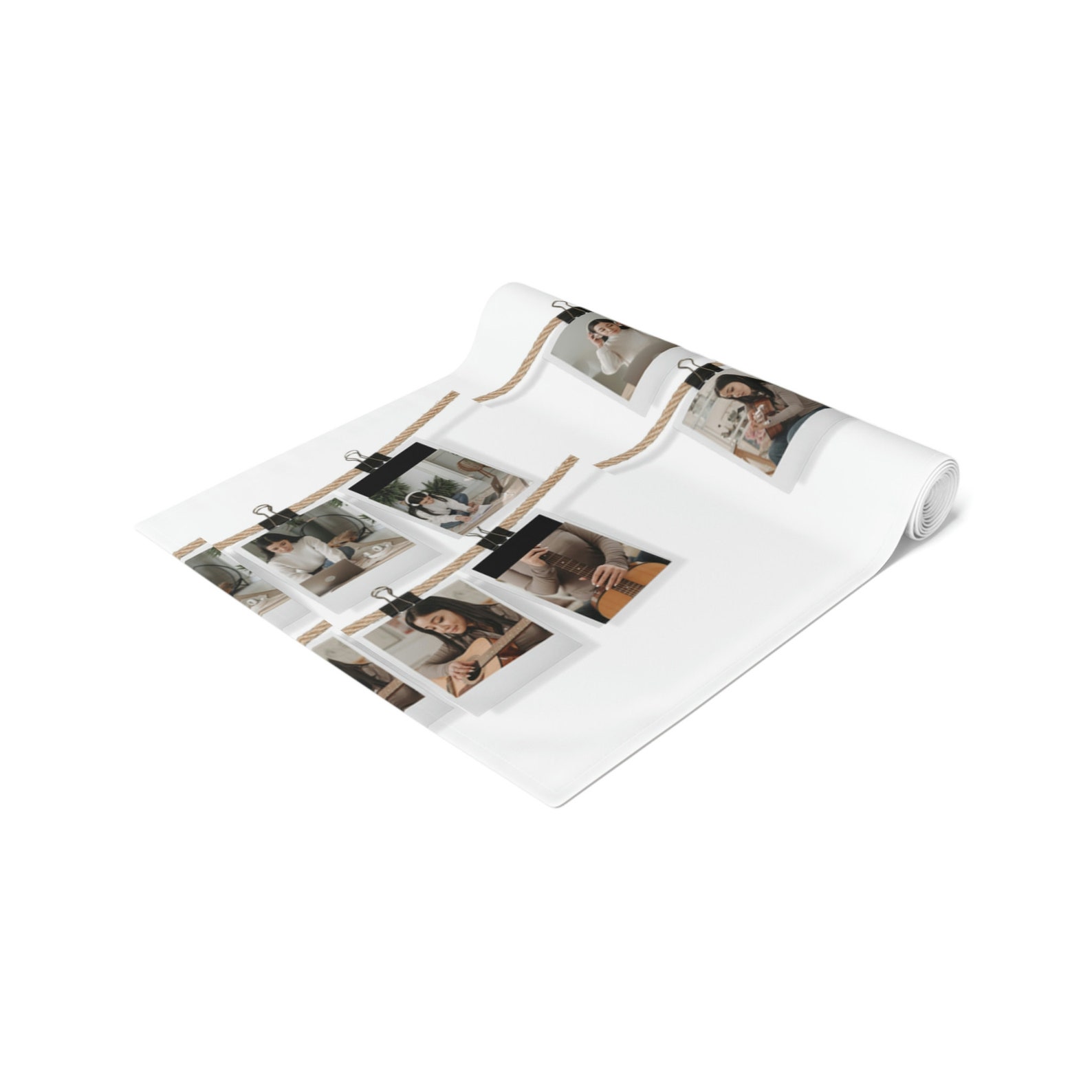Photo Table Runner, Photo Collage Custom Table Runner, Personalized ...