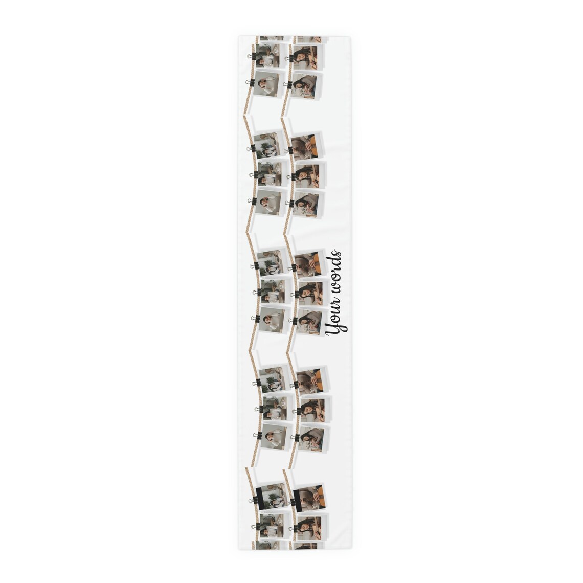 Personalized Photo Collage Table Runner, Custom Tablecloth - Etsy