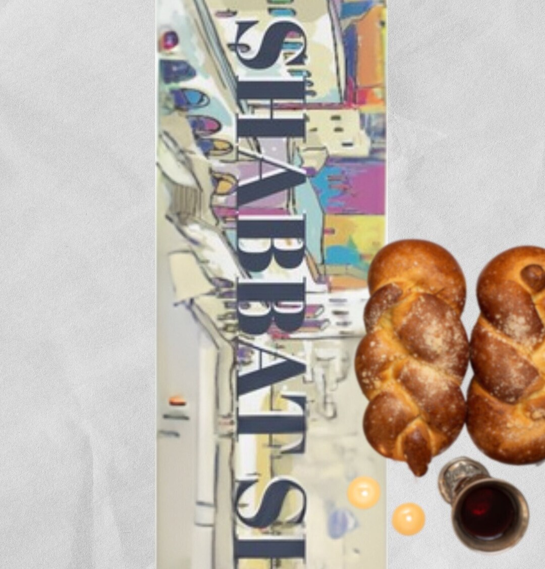 Shabbat Table Setting Decoration, Shabbat Shalom Table , Yom Tov ...