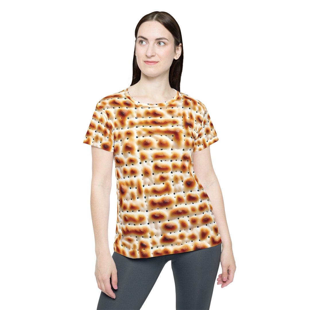 Matza Women's Sports Jersey , Matza Fun T,passover Pesach Clothing ...