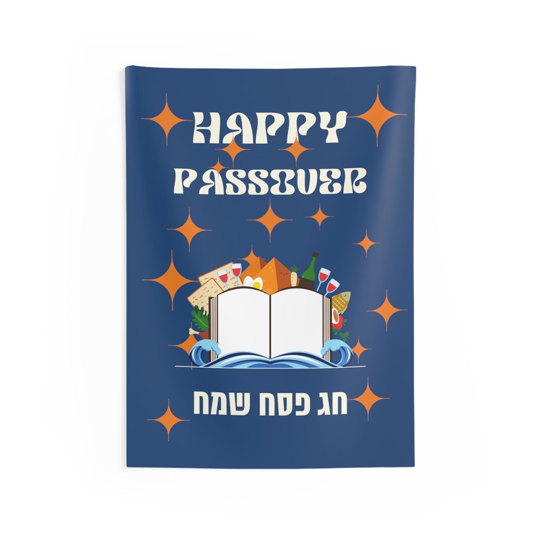 Happy Passover Tapestry , 8 Sizes! Home Décor Wall Hanging for Living ...