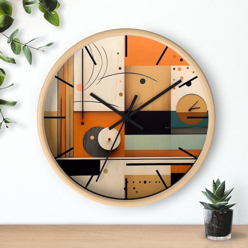 Mid Century Wall Clock - Etsy