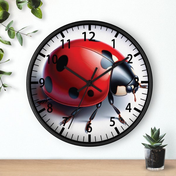 Ladybug Clock - Etsy