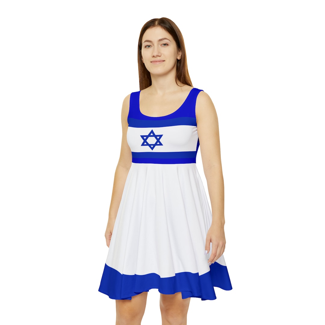 Purim Costume Israel, Flag of Israel Girls' Sleeveless Sundress - Etsy