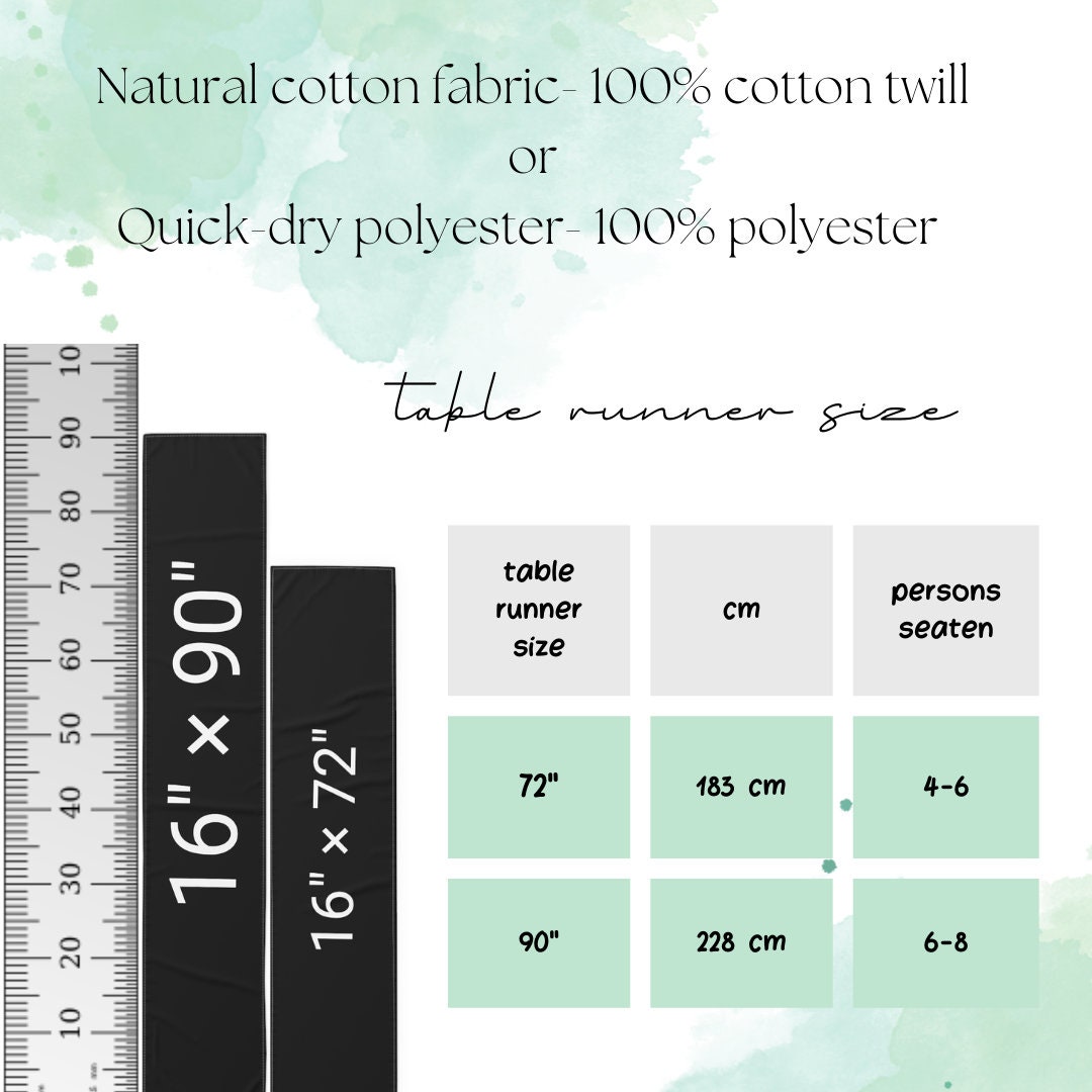 Blue World Map Table Runner Map Table Runner World Table - Etsy