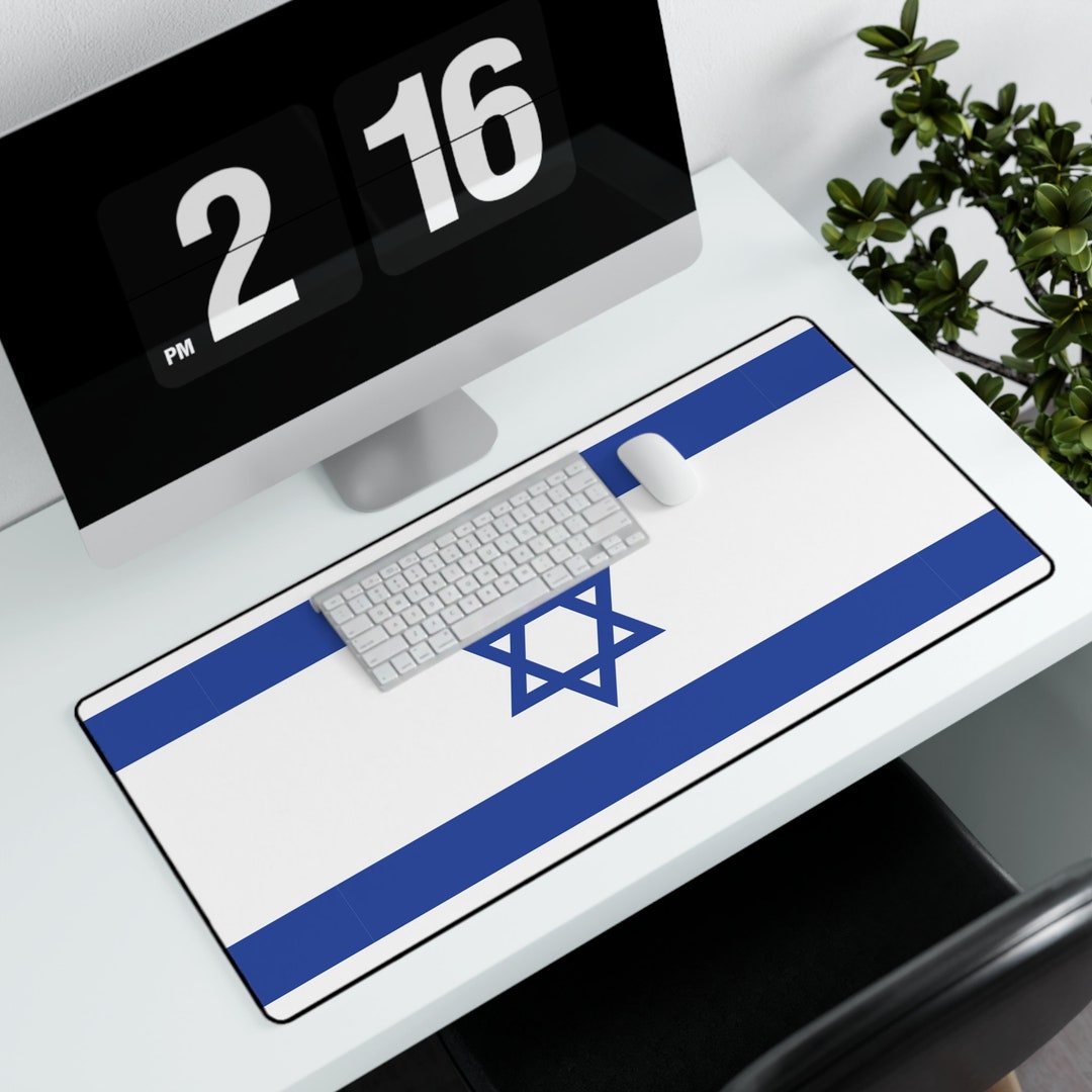 Flag of Israel Desk Mats. Patriotic Love Israel. Stand With Israel - Etsy