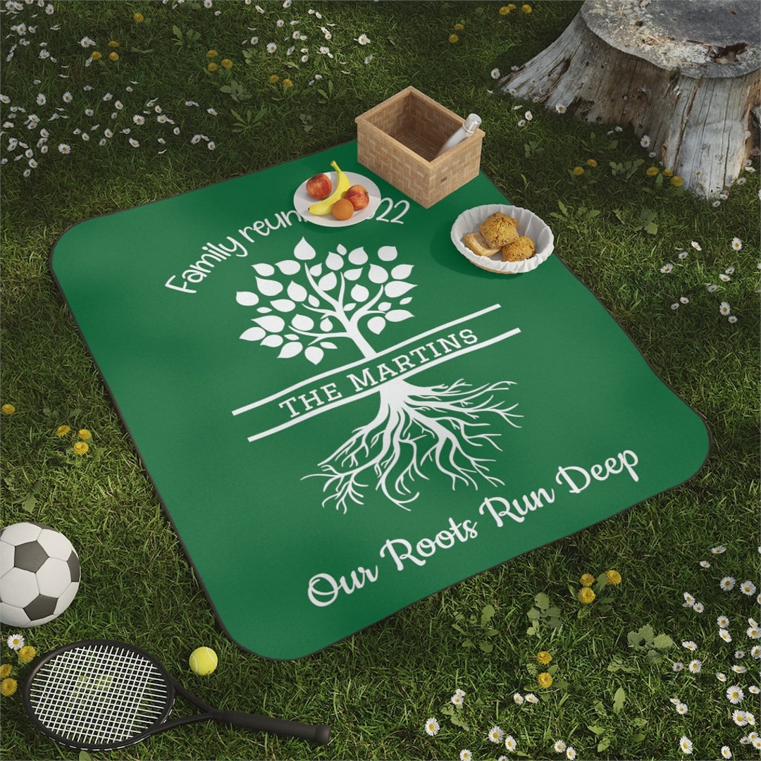 Picnic Blanket Family Reunion , Family Reunion Decor, Family Gathering ...