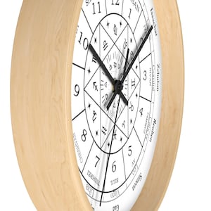 Jewish Calendar Wall Clock 12 Tribes of Israel , Jewish Clock /hebrew ...