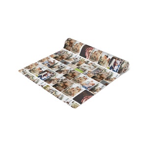Custom Photo Table Runner, Family Personalized Table Decor ...