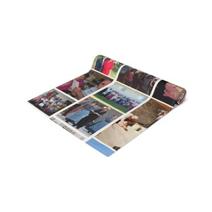 Custom Home Decor, Personalized Memory Table Runner: Custom Photo ...