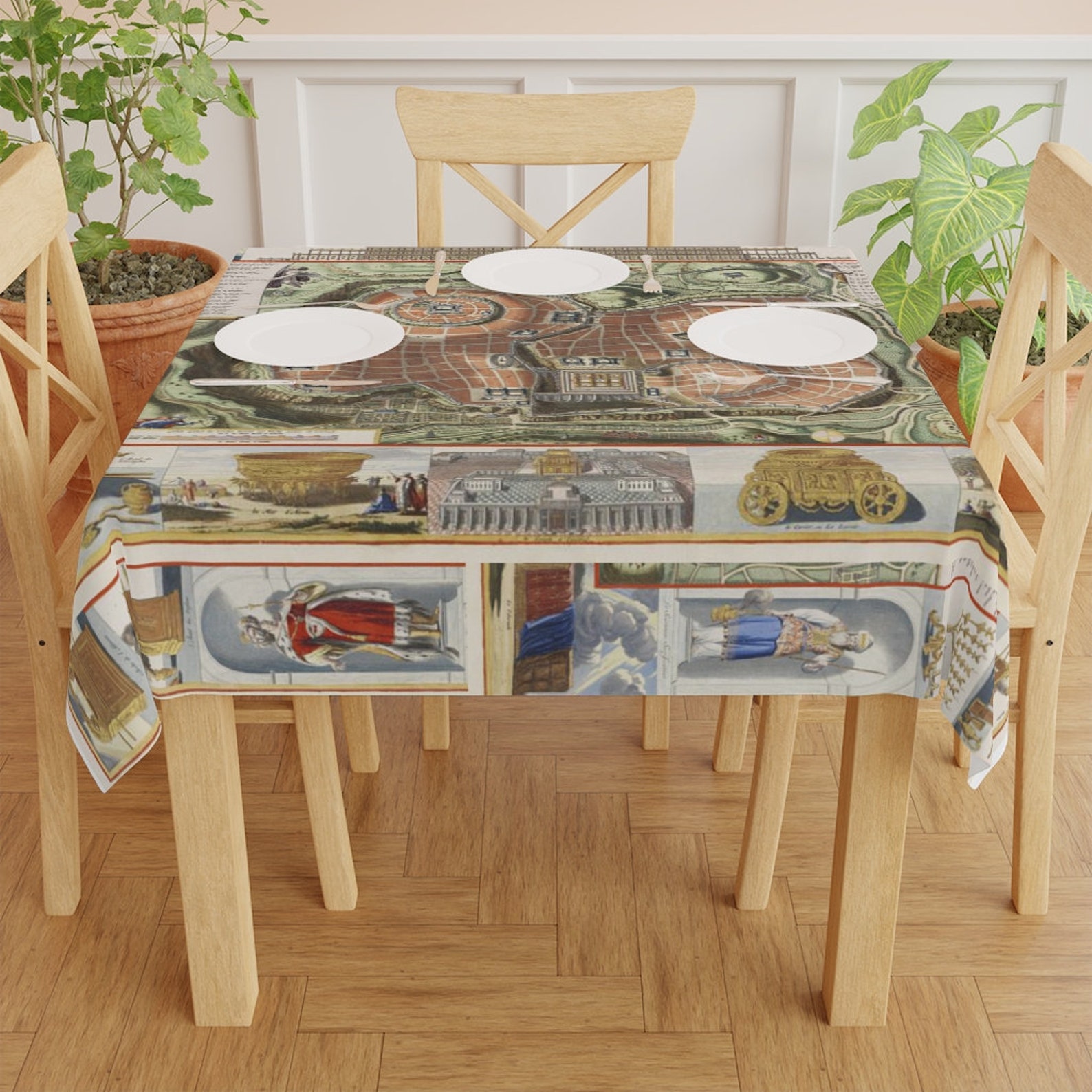 Table Cloth Map of Jerusalem the Ancient City With Solomons - Etsy