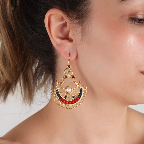 Bohemian Earrings - Etsy