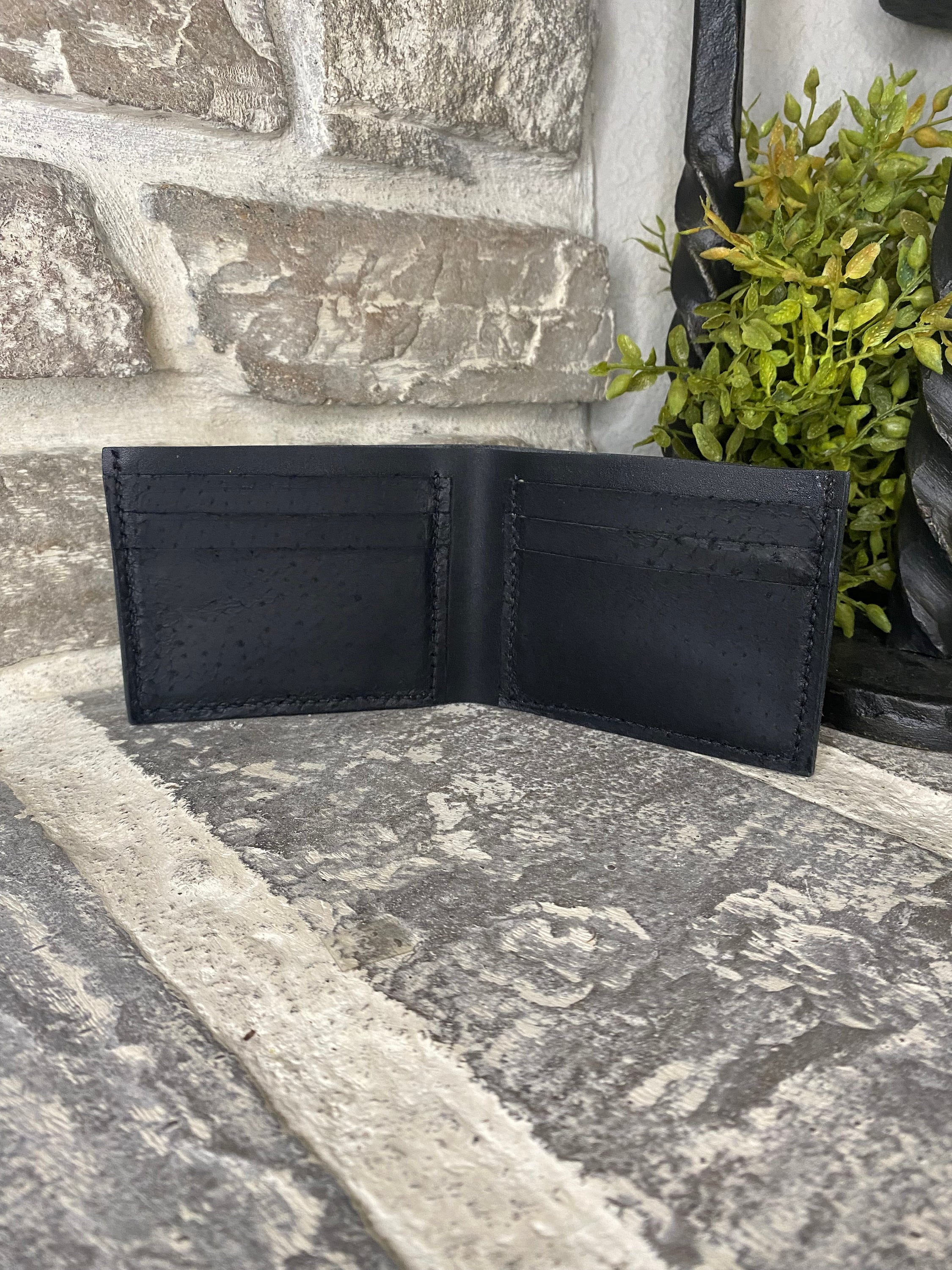 Handmade Leather Bifold Wallet for Men Personalized Durable - Etsy