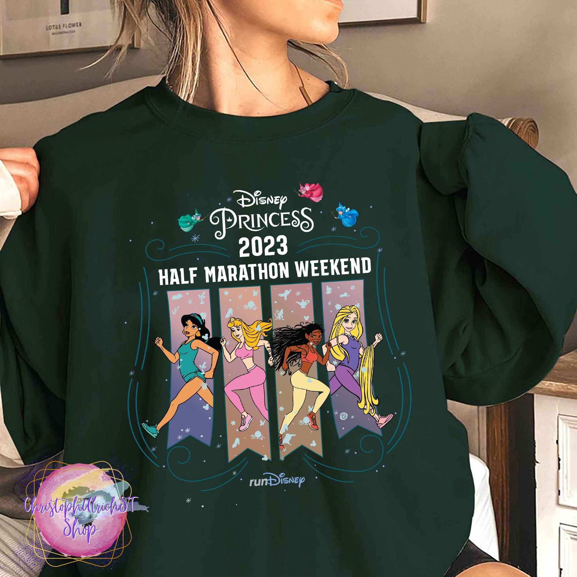 Vintage Princess Run Sweatshirt, Disney Princess Half Marathon ...