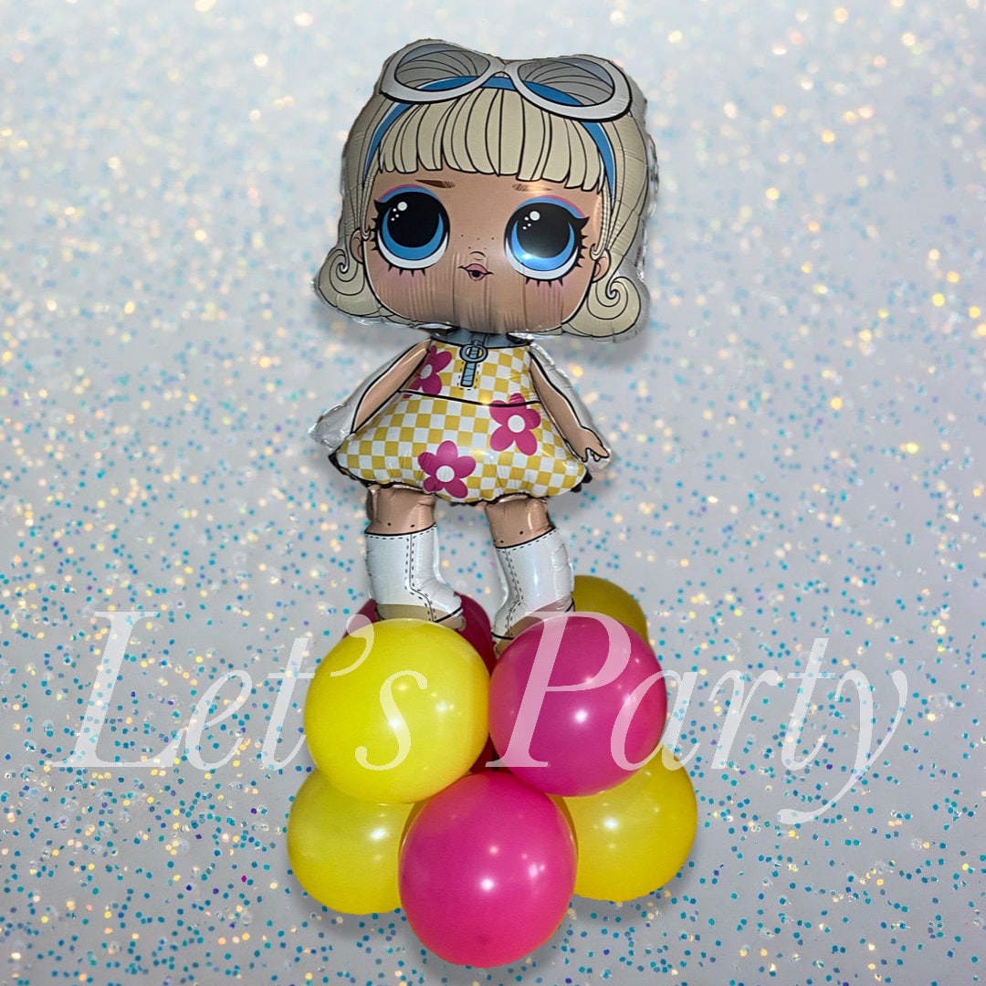 Large Lol Go Go Girl Balloon Display Party Birthday Gift 100cm Tall ...