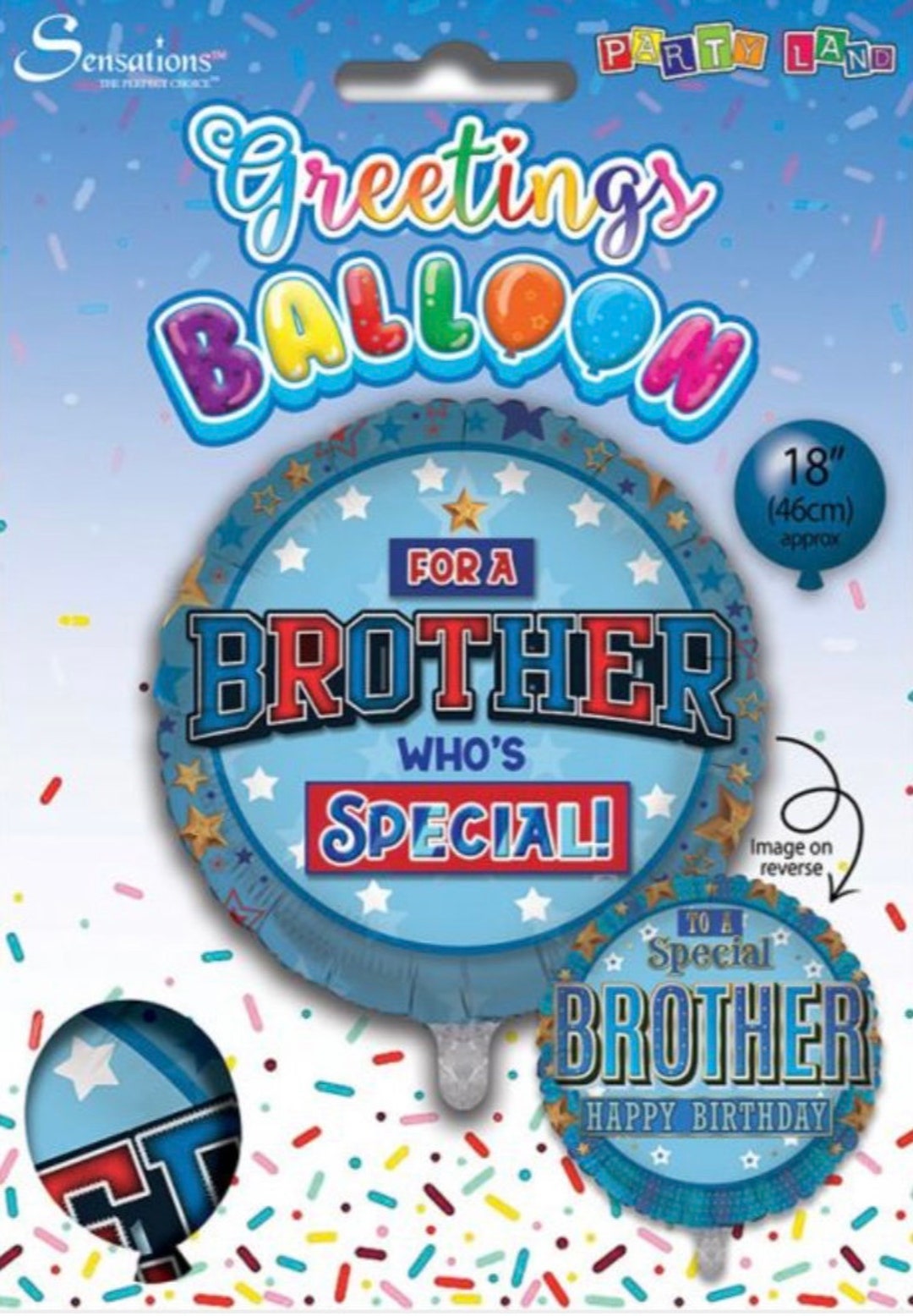 18 Happy Birthday Brother Balloon Party Birthday Decoration FREE P&P - Etsy