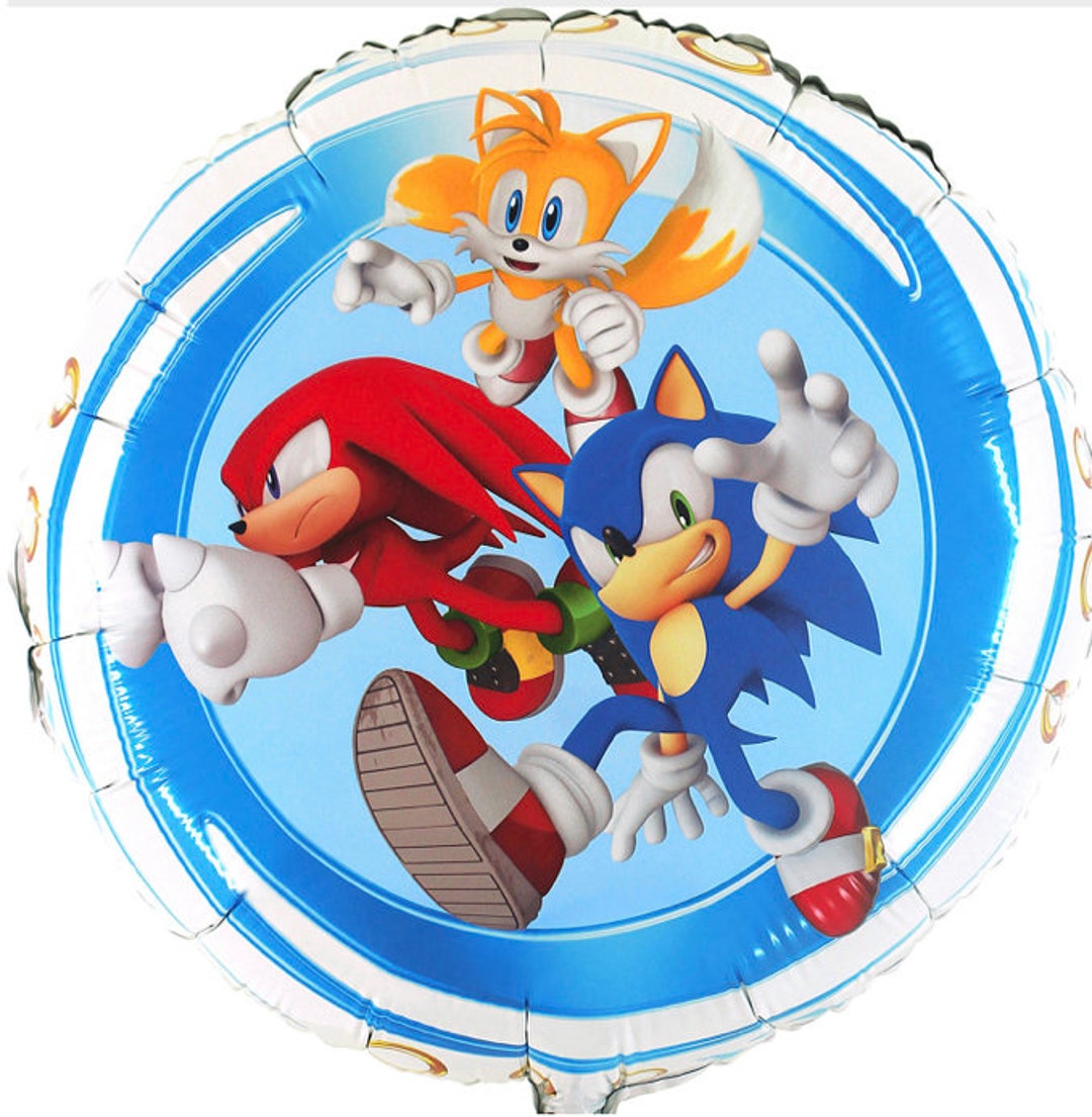 18 Sonic the Hedgehog Balloon Sonic, Knuckles, Tails Party Decoration ...