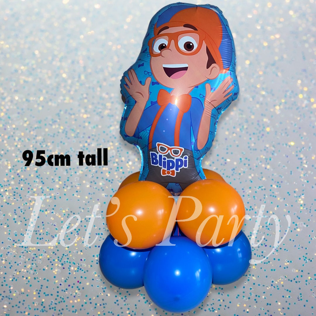 Large Blippi Character Balloon Display Birthday Party Gift Decoration ...