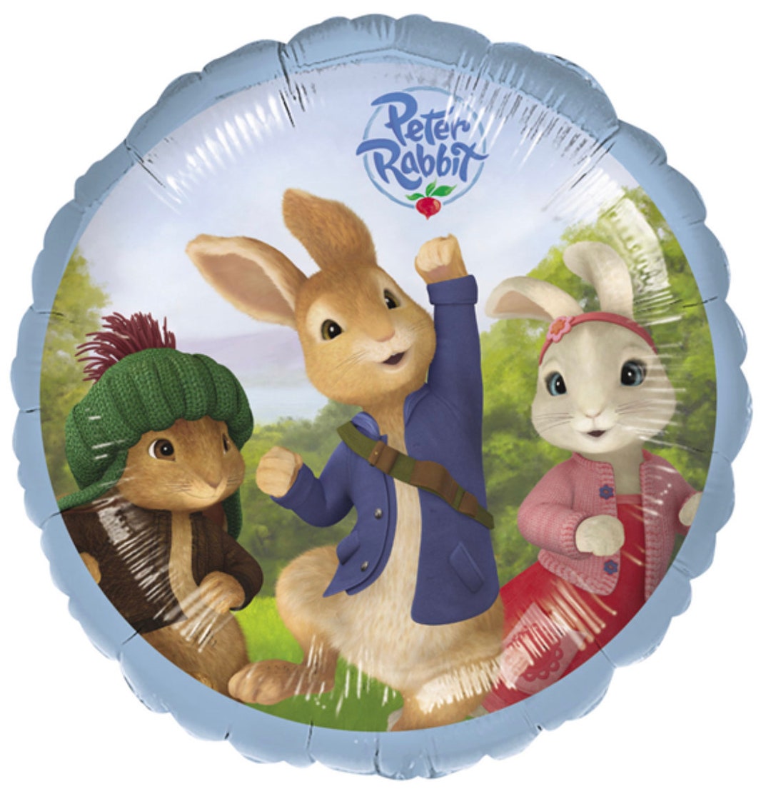 18 Peter Rabbit Balloon Cbeebies Birthday Party Decoration Gift Lily ...