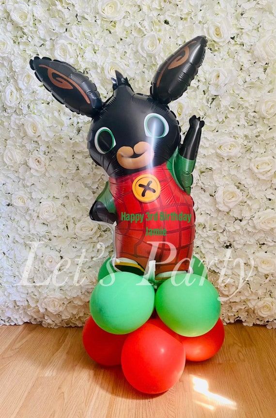 Large Bing Character Cbeebies Balloon Display Personalised - Etsy