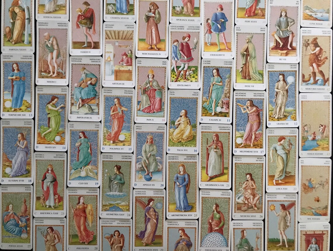 Mantegna Tarot Lim Editions of Only 100 Copies in Wooden Box - Etsy