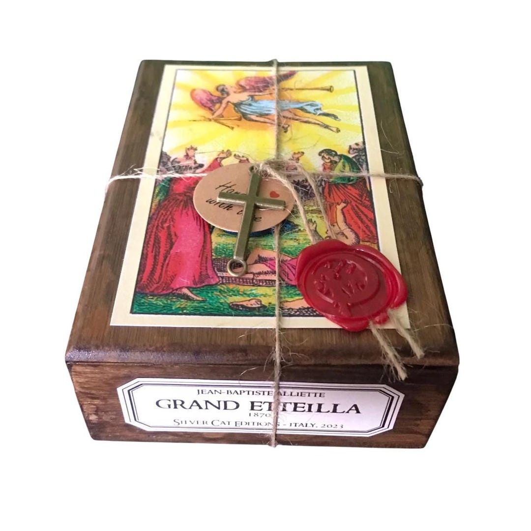 Grand Etteilla Tarot - Special Limited Edition in Wooden Box - Silver ...
