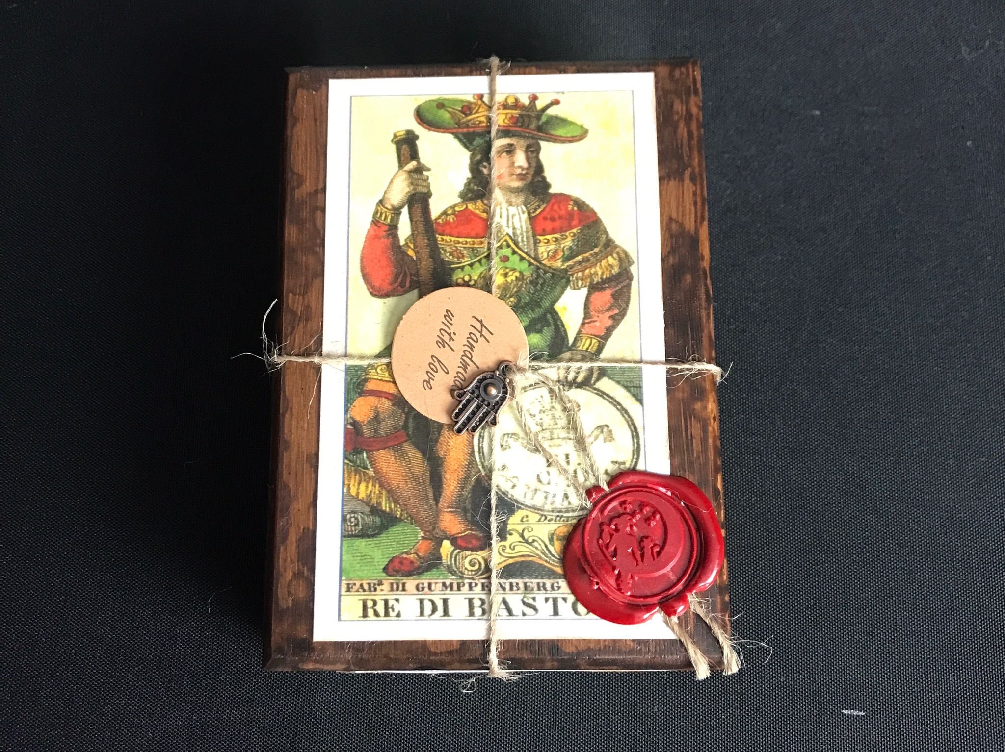 Tarot Italian Tarot Carlo Della Rocca 1830 Limited Edition in Wooden ...