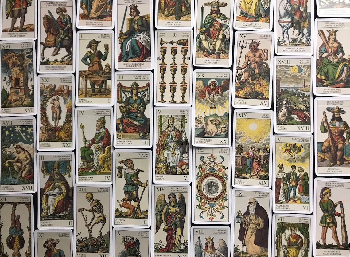 Tarot Ancient Italian Tarot Antichi Tarot Italiani 1880 - Etsy