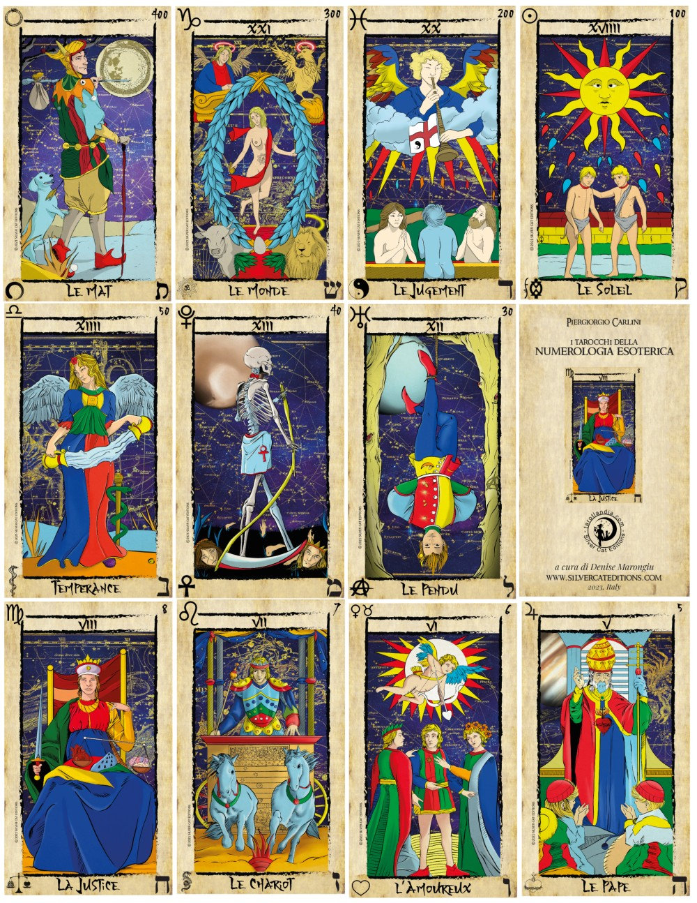 Esoteric Numerology Tarot 22 Major Arcana Limited Edition of 890 Copies ...
