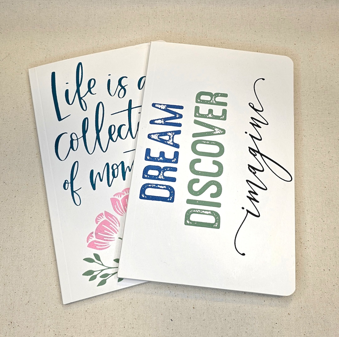 Blank Notebook, Inspiration Sayings Notebook, Blank Journal, Chalk ...